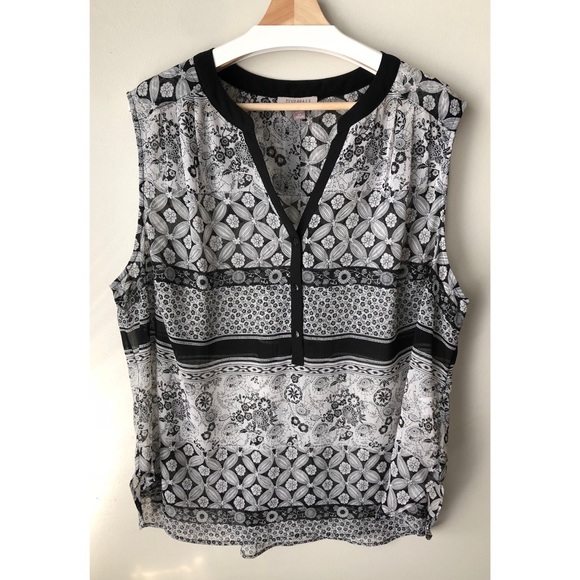 Roz & Ali | Tops | Roz Ali 3x Sheer Sleeveless Tank Top | Poshmark